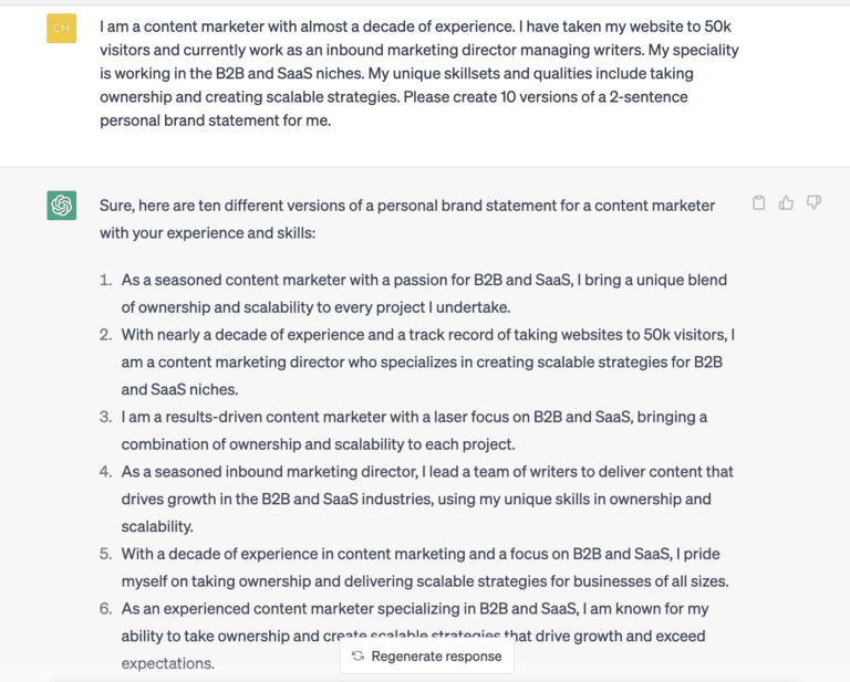 7 Personal Brand Statement Examples (With Generator...)