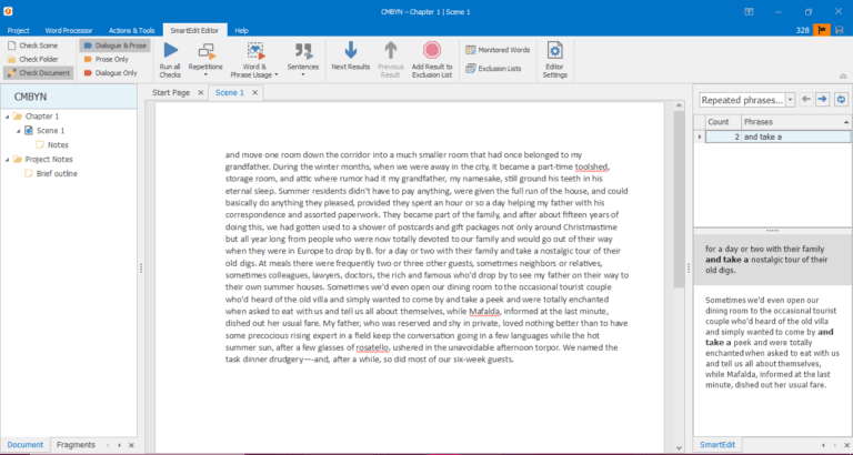 Novel And Book Editing Software