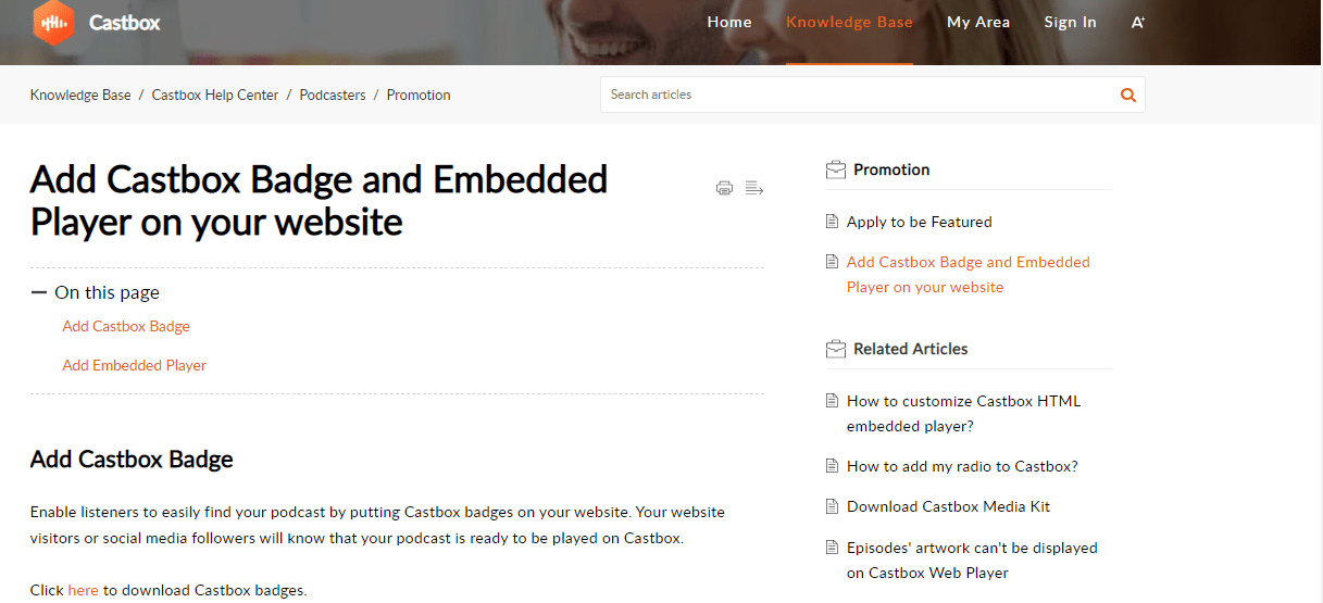 Podcast Badges Download Links (Listen On Spotify And More...)