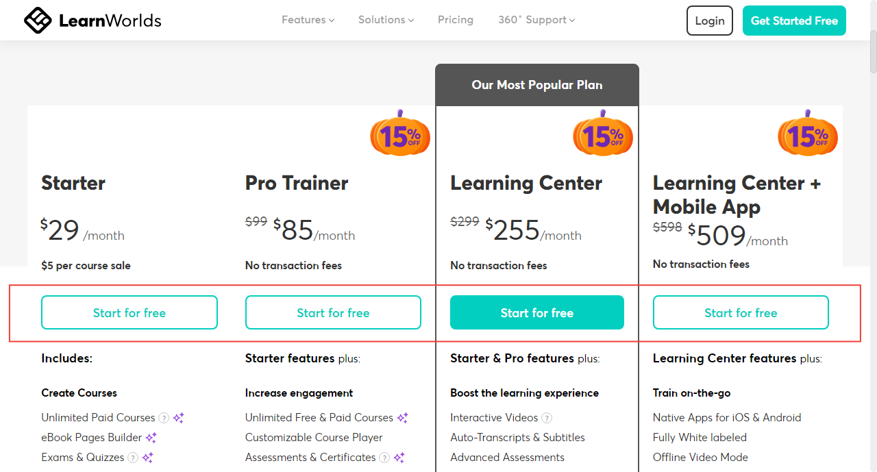 LearnWorlds Coupon Code Deals [50% OFF]