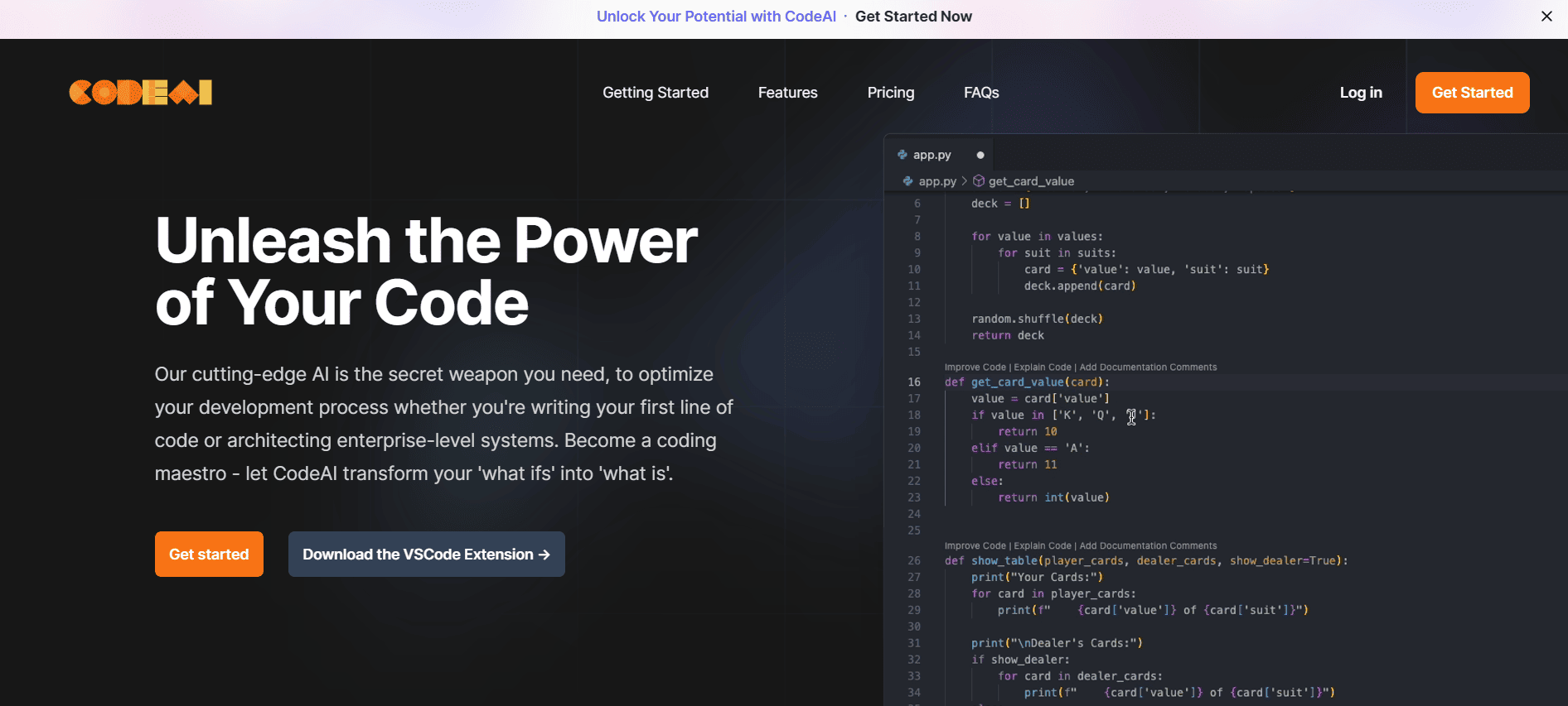 CodeAI - AI For Creators Marketplace